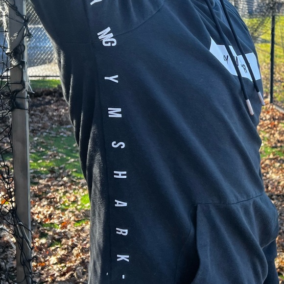 Gymshark | Shirts | Gymshark Men Logo Signature All Over Hoodie Hooded ...